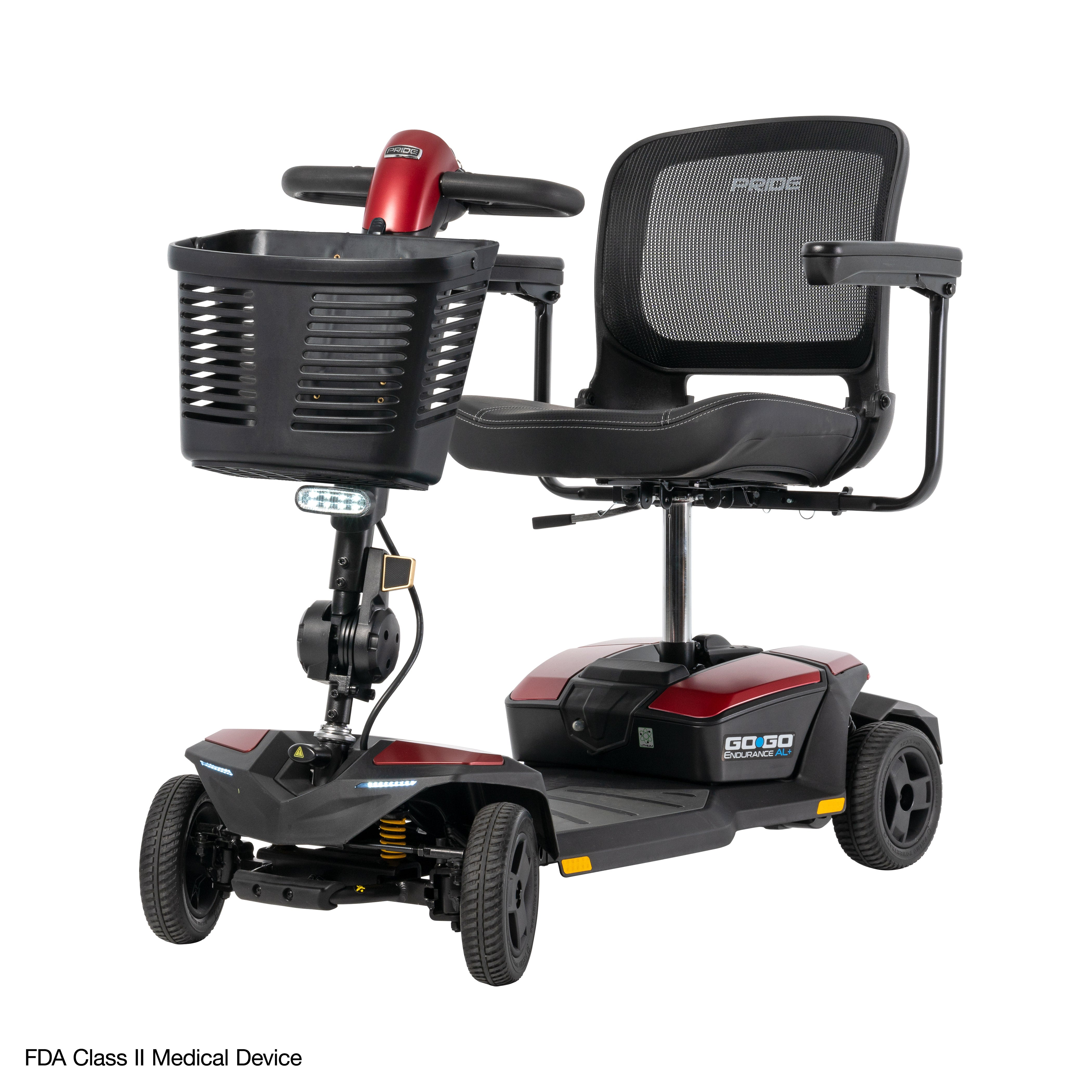 Pride Mobility S54ALX Go Go Endurance AL+ 4 Wheel Travel Mobility ...